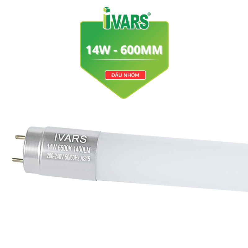Bóng đèn LED Tube T8 IVARS 0.6m - 14W - Ivars Lighting