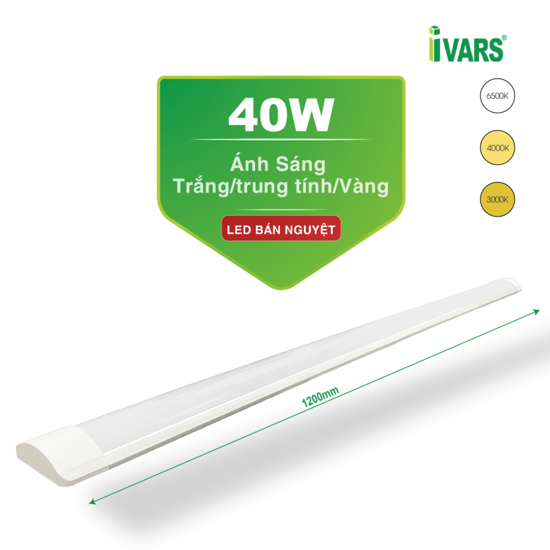 TẬN HƯỞNG ÁNH SÁNG HOÀN HẢO VỚI ĐÈN LED BÁN NGUYỆT IVARS 40W - Ivars ...
